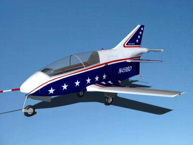 Bede Bd-5 V7 3D Model by Dreamscape Studios