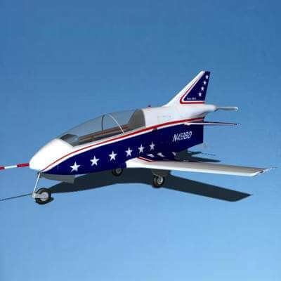 Bede Bd-5 V7 3D Model by Dreamscape Studios