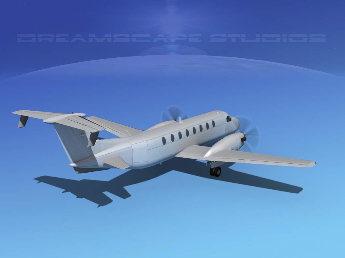 Beechcraft B1900C MP (Paint 1) - 3D Model by Dreamscape Studios