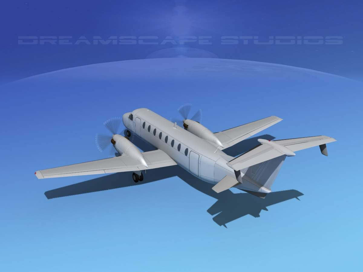 Beechcraft B1900C MP (Paint 1) - 3D Model by Dreamscape Studios