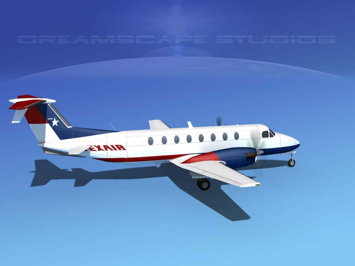 Beechcraft B1900C MP (Paint 19) - 3D Model by Dreamscape Studios