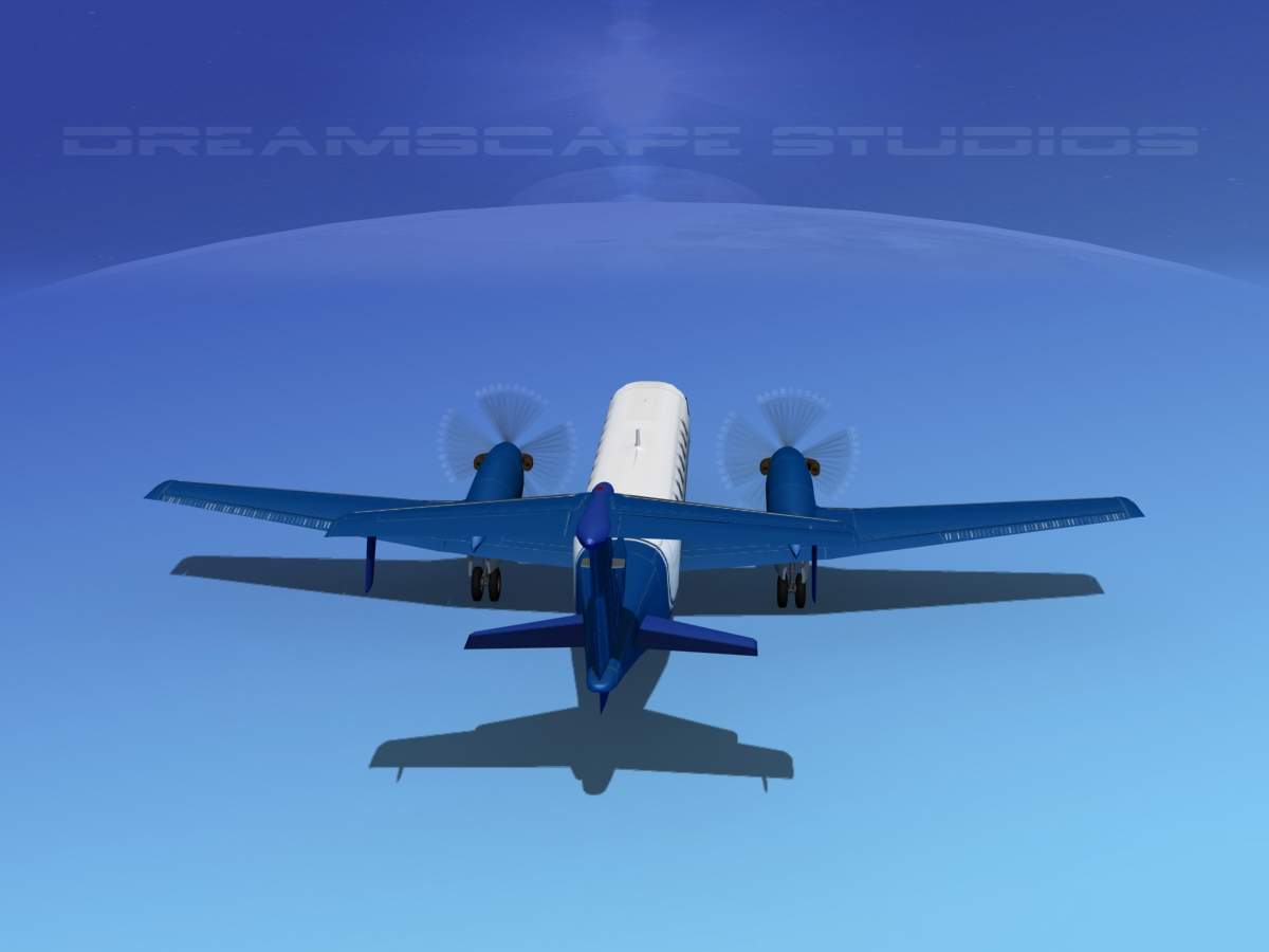 Beechcraft B1900C MP (Paint 8) - 3D Model by Dreamscape Studios