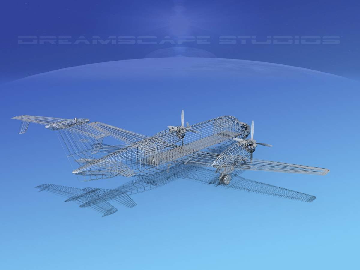 Beechcraft B1900C V03 - 3D Model by Dreamscape Studios