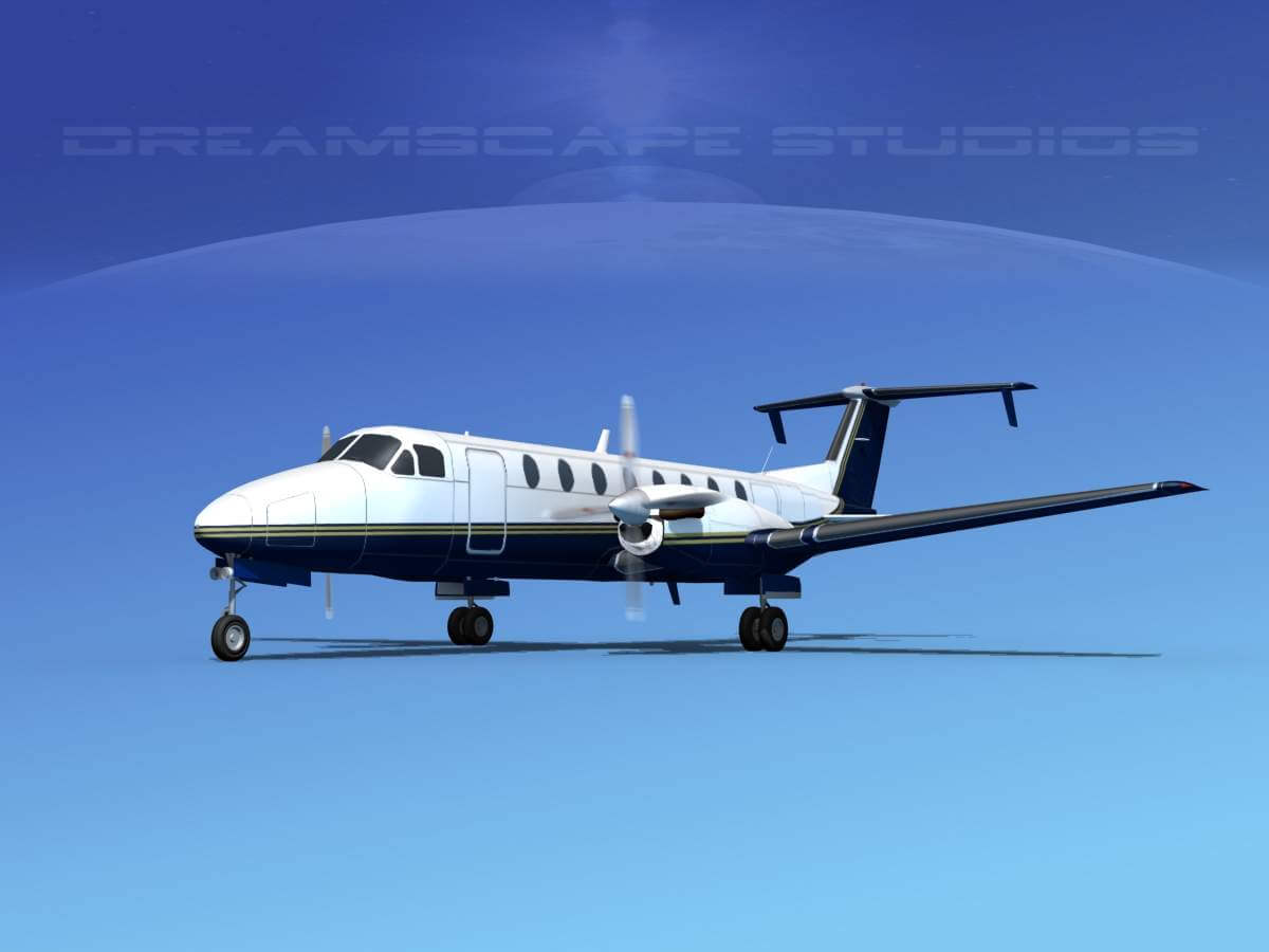 Beechcraft B1900C V05 - 3D Model by Dreamscape Studios