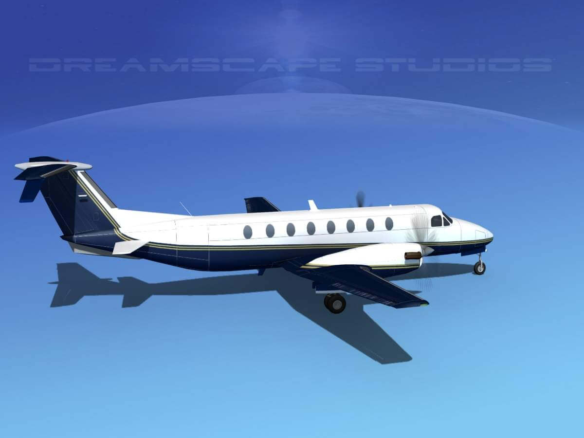 Beechcraft B1900C V05 - 3D Model by Dreamscape Studios
