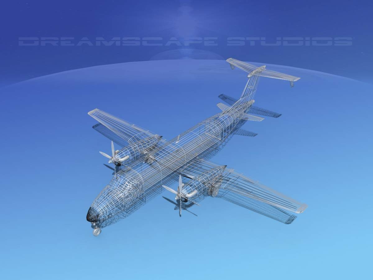 Beechcraft B1900C V06 - 3D Model by Dreamscape Studios