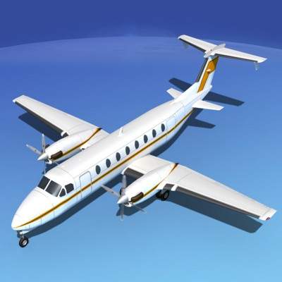 Beechcraft B1900C V08 - 3D Model by Dreamscape Studios