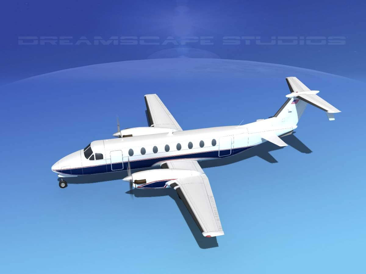 Beechcraft B1900C V10 - 3D Model by Dreamscape Studios
