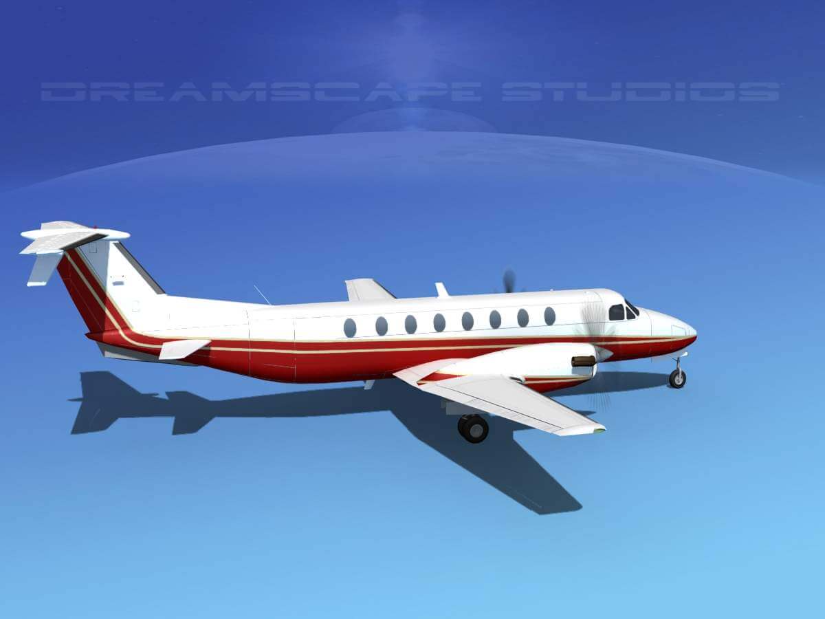 Beechcraft B1900C V11 - 3D Model by Dreamscape Studios
