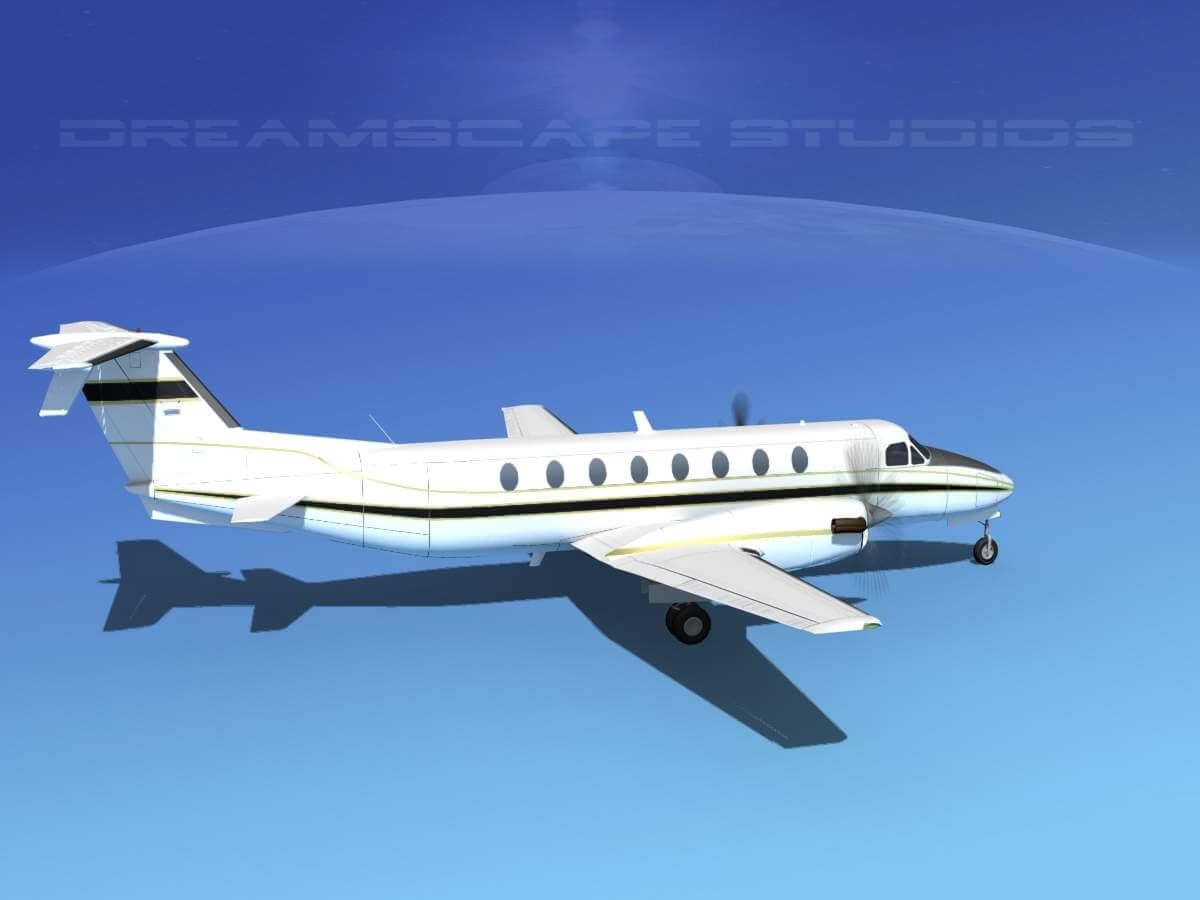 Beechcraft B1900C V13 - 3D Model by Dreamscape Studios