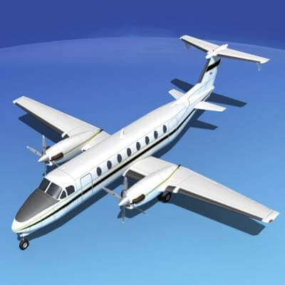 Beechcraft B1900C V13 - 3D Model by Dreamscape Studios