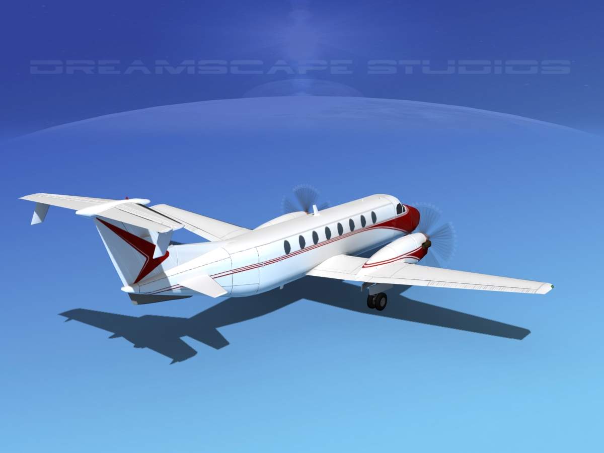 Beechcraft B1900C V14 - 3D Model by Dreamscape Studios