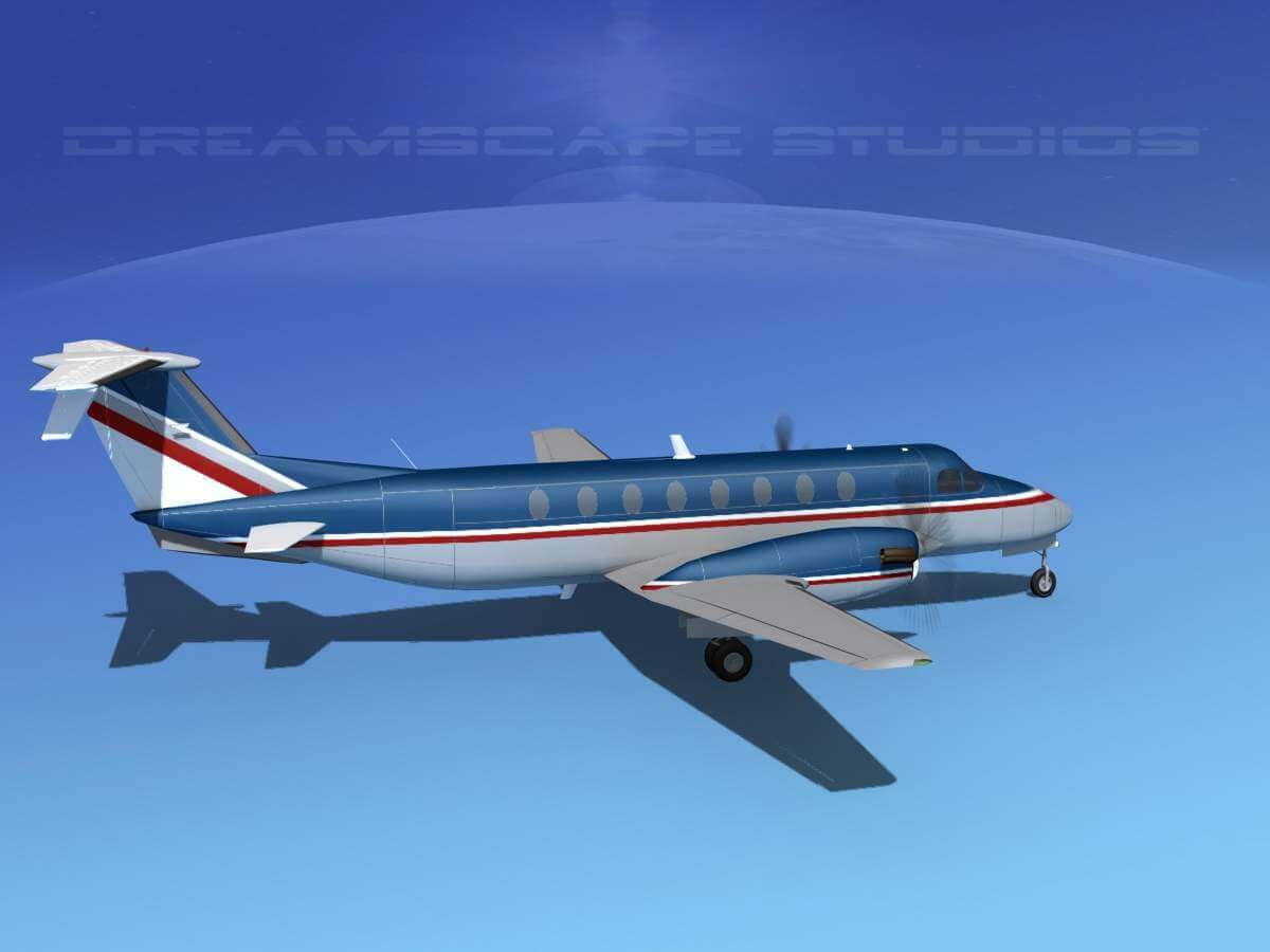 Beechcraft B1900C V15 - 3D Model by Dreamscape Studios