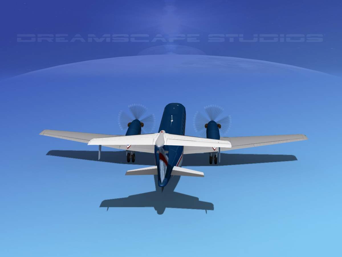 Beechcraft B1900C V15 - 3D Model by Dreamscape Studios