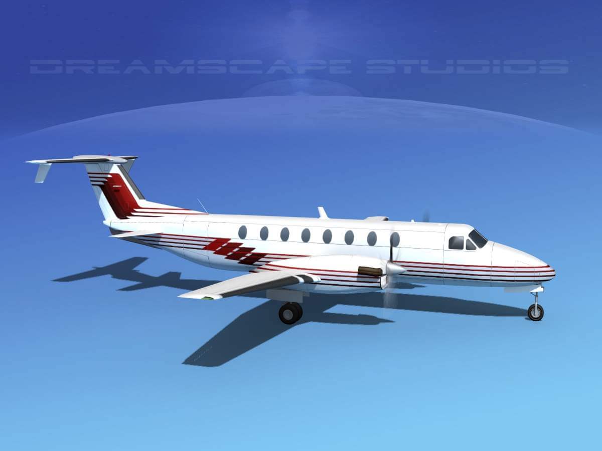 Beechcraft B1900C V16 - 3D Model by Dreamscape Studios