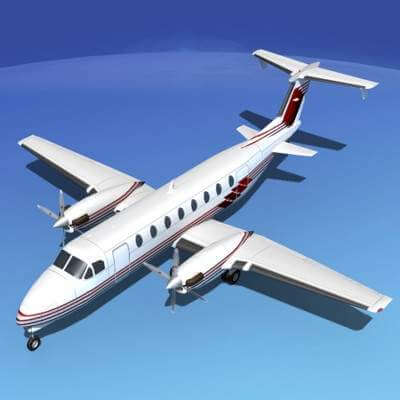 Beechcraft B1900C V16 - 3D Model by Dreamscape Studios