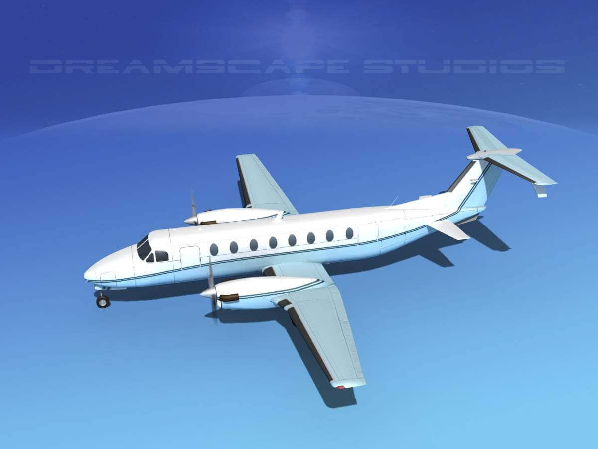 Beechcraft B1900C V20 - 3D Model by Dreamscape Studios
