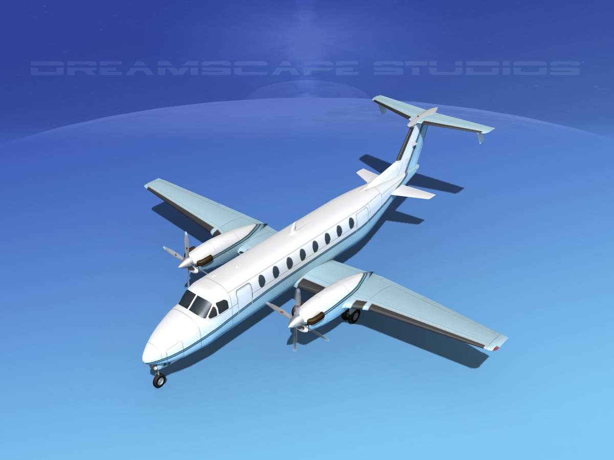 Beechcraft B1900C V20 - 3D Model by Dreamscape Studios