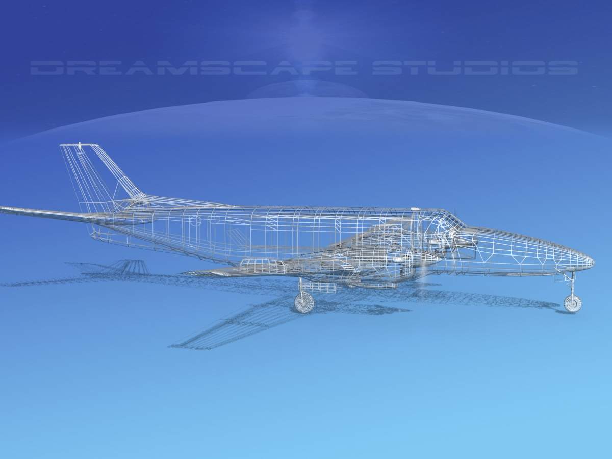 Beechcraft B99 Air Sebring - 3D Model by Dreamscape Studios