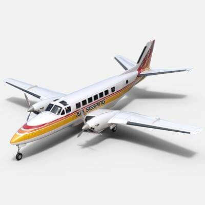 Beechcraft B99 Air Sebring - 3D Model by Dreamscape Studios