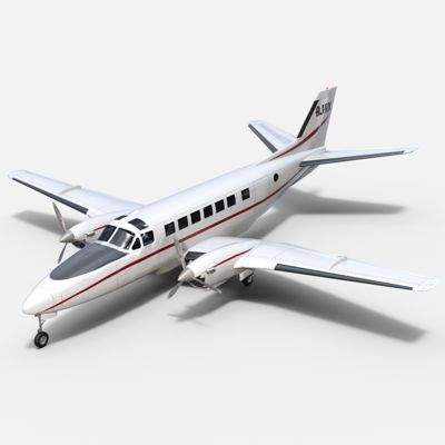 Beechcraft B99 Ajax Air - 3D Model by Dreamscape Studios