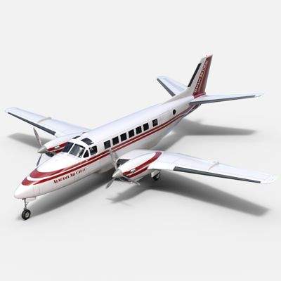 Beechcraft B99 Cape Fear - 3D Model by Dreamscape Studios