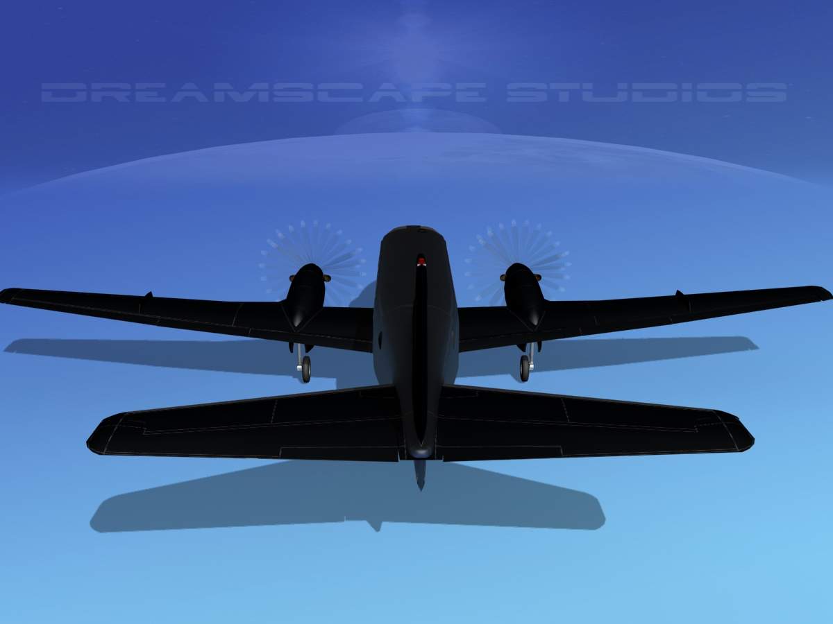 Beechcraft B99 Black Beech - 3D Model by Dreamscape Studios