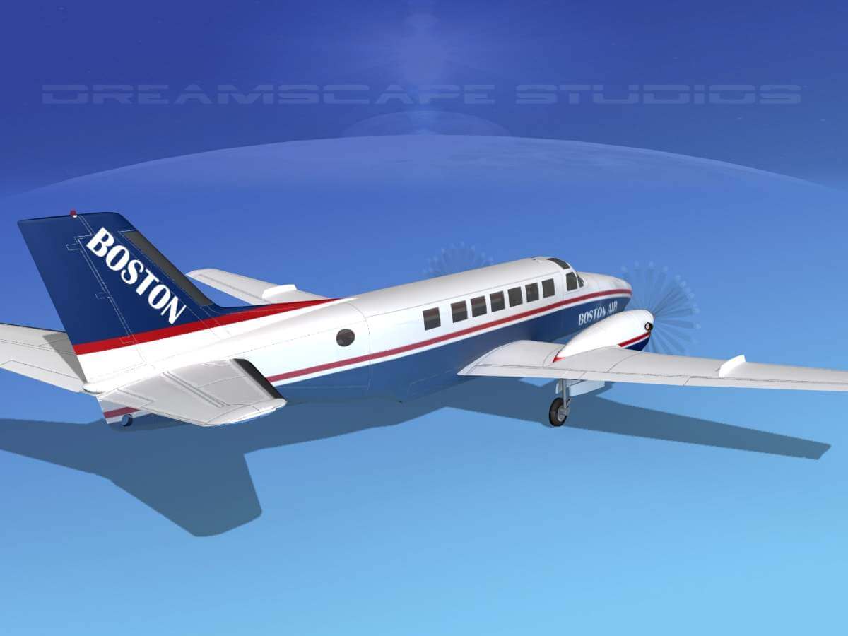 Beechcraft B99 Boston Express - 3D Model by Dreamscape Studios