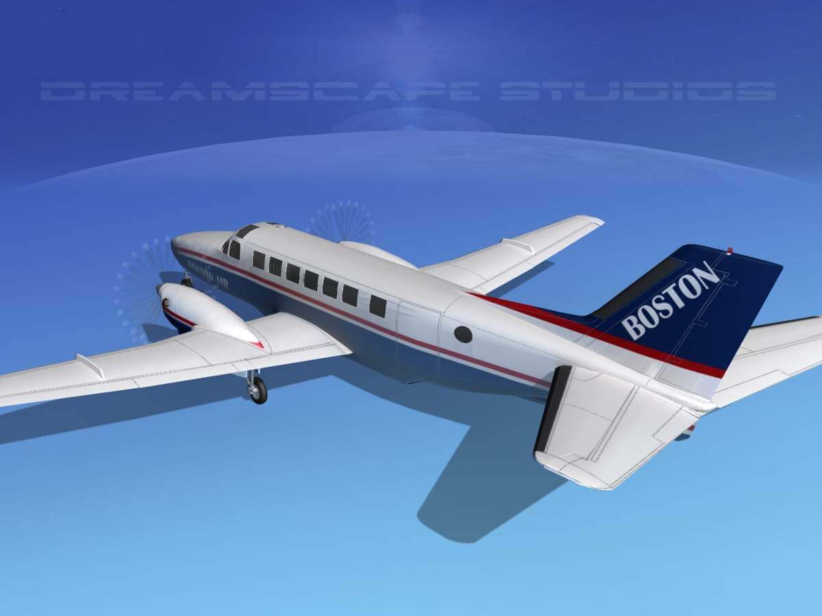 Beechcraft B99 Boston Express - 3D Model by Dreamscape Studios