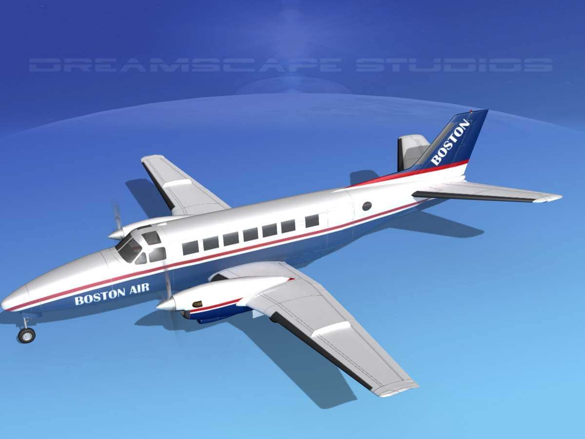 Beechcraft B99 Boston Express - 3D Model by Dreamscape Studios