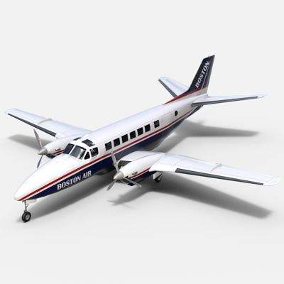 Beechcraft B99 Boston Express - 3D Model by Dreamscape Studios