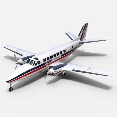 Beechcraft B99 Command Air - 3D Model by Dreamscape Studios