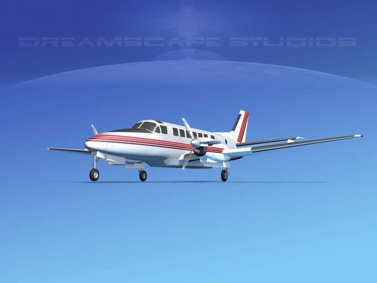 Beechcraft B99 Corporate - 3D Model by Dreamscape Studios
