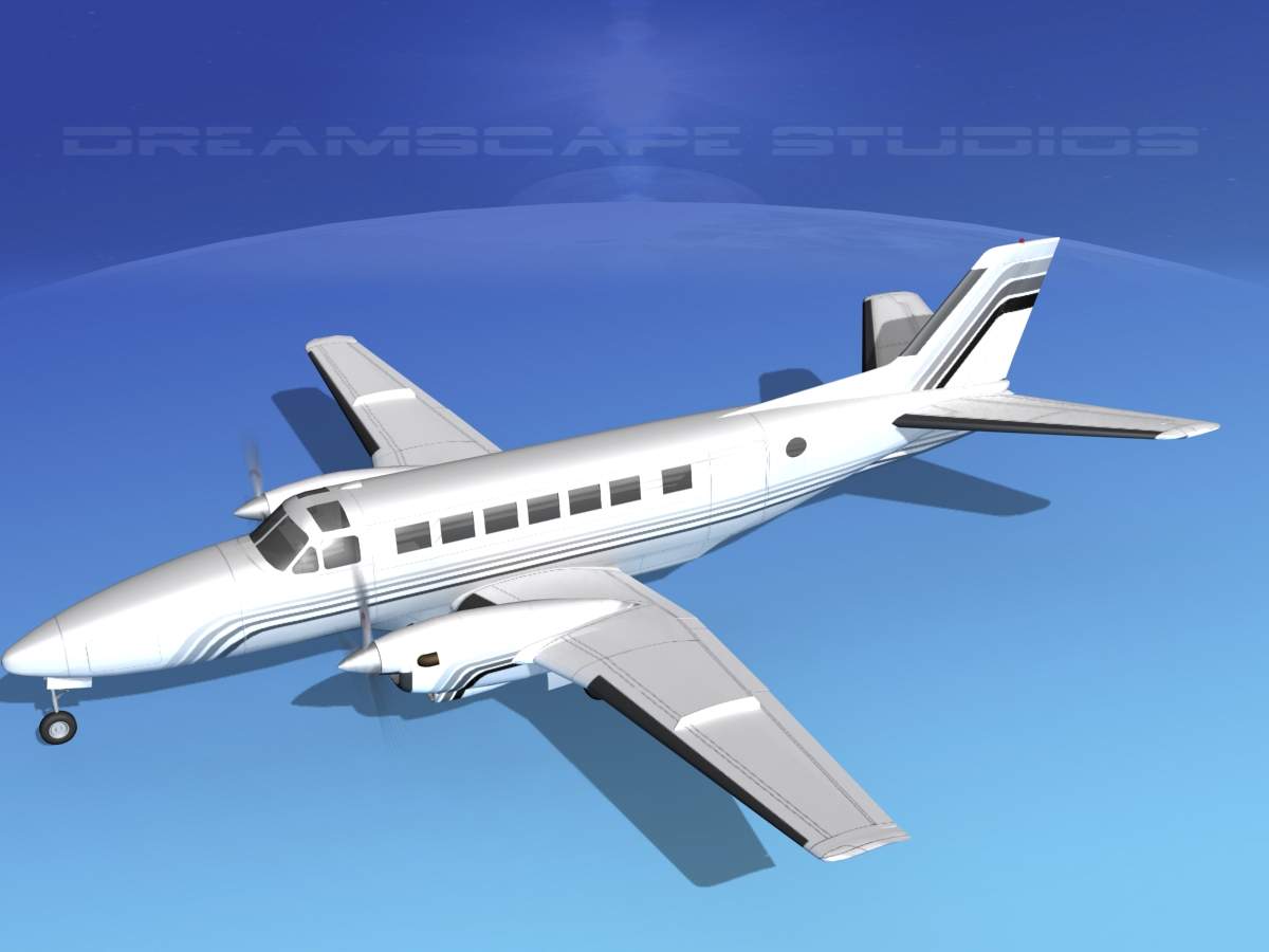 Beechcraft B99 Corporate - 3D Model by Dreamscape Studios