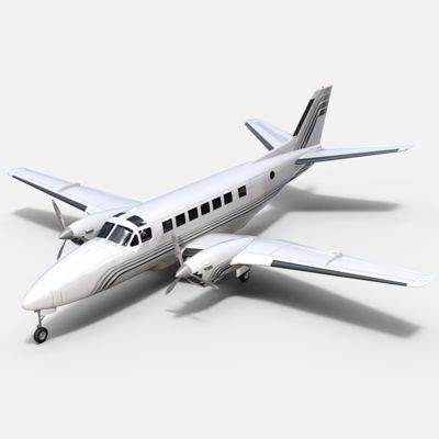 Beechcraft B99 Corporate - 3D Model by Dreamscape Studios