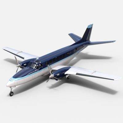 Beechcraft B99 Corporate - 3D Model by Dreamscape Studios