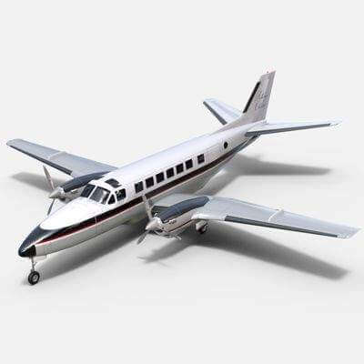 Beechcraft B99 Talladega - 3D Model by Dreamscape Studios
