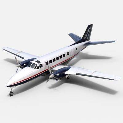 Beechcraft B99 Williams Charter - 3D Model by Dreamscape Studios
