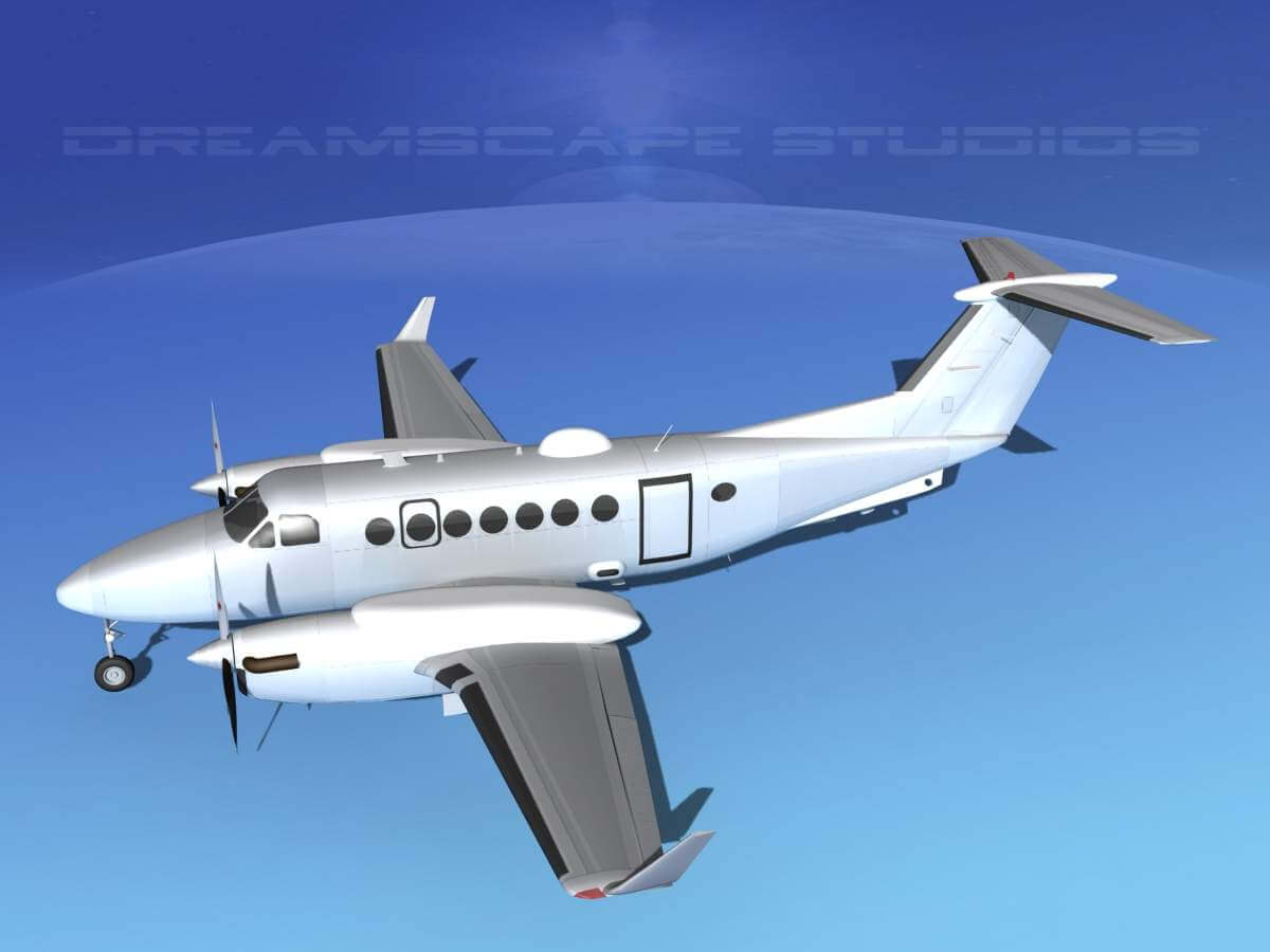 Beechcraft MC-12W Liberty 3D Model by Dreamscape Studios