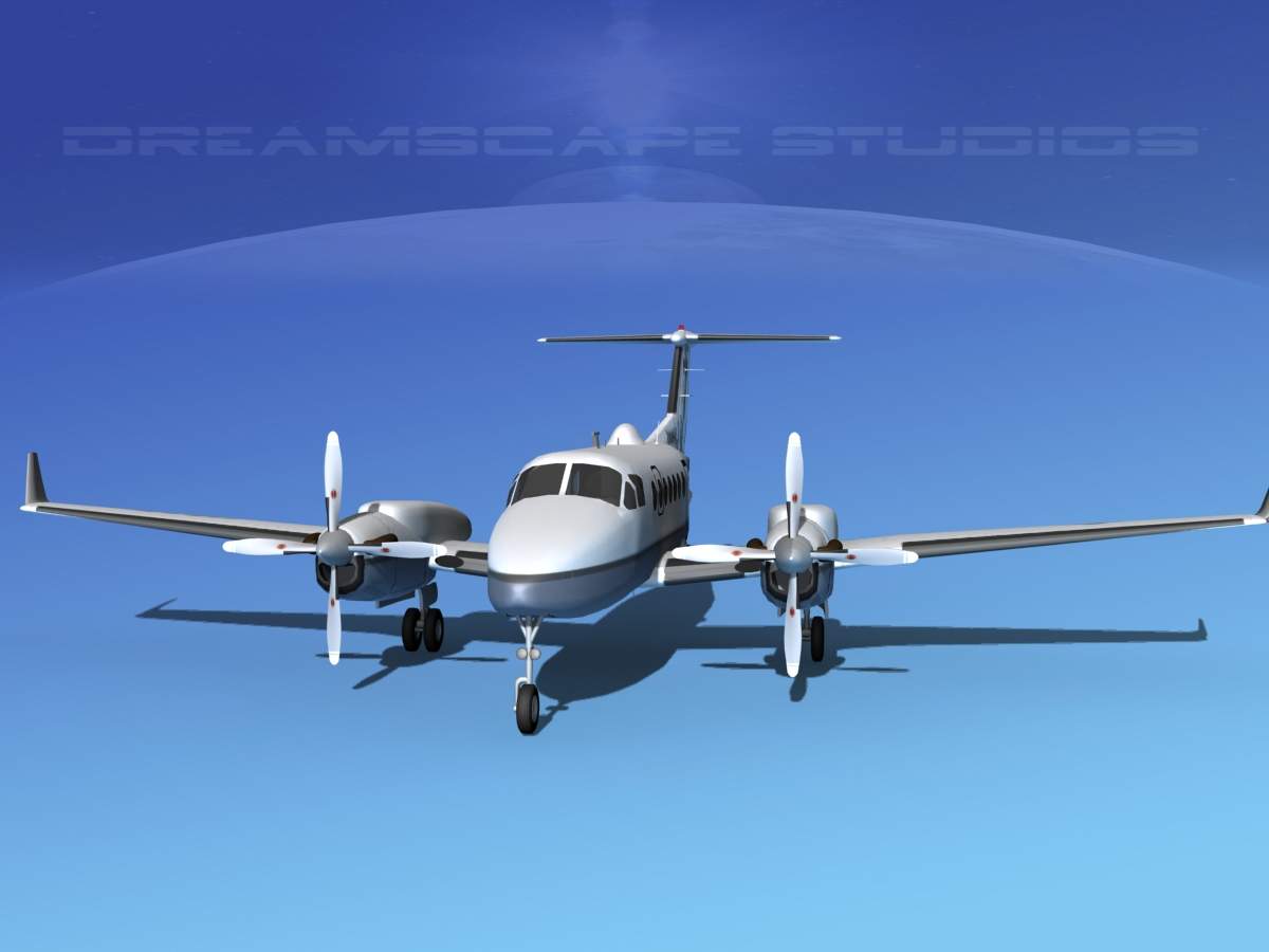 Beechcraft MC-12W Liberty 3D Model by Dreamscape Studios