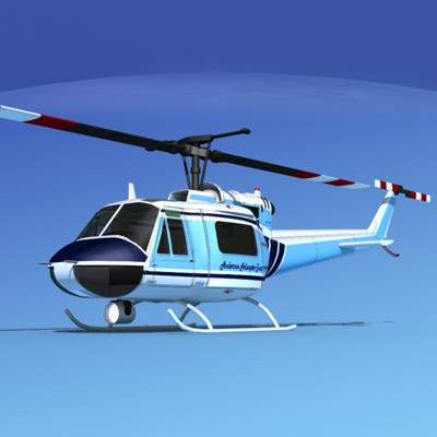Bell 204 Anderson Tours - 3D Model by Dreamscape Studios