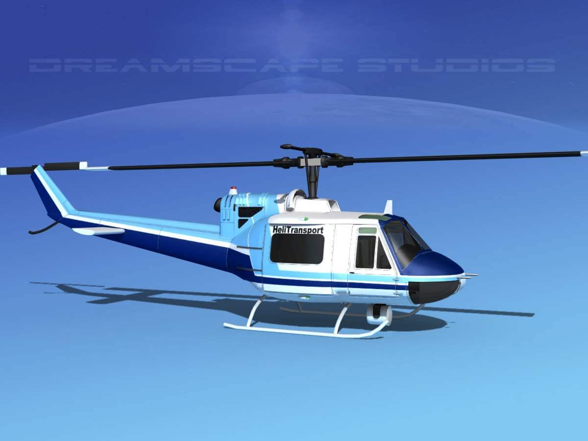 Bell 204 Corporate - 3D Model by Dreamscape Studios