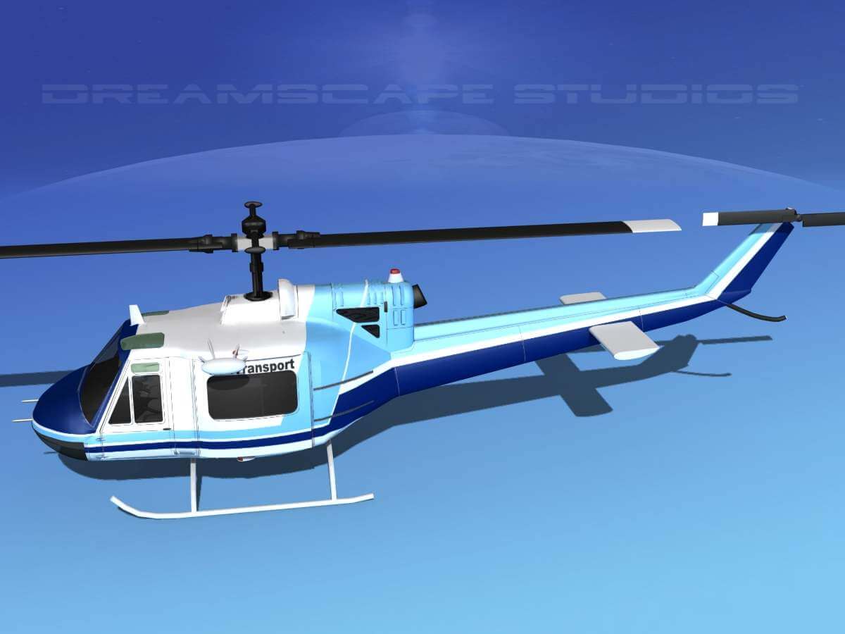Bell 204 Corporate - 3D Model by Dreamscape Studios