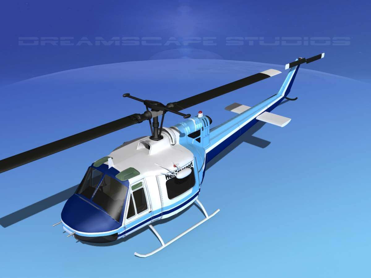 Bell 204 Corporate - 3D Model by Dreamscape Studios