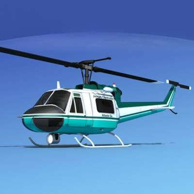 Bell 204 Jensen Construction - 3D Model by Dreamscape Studios