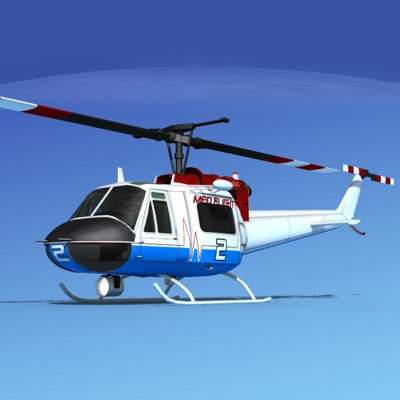 Bell 204 Med Flight - 3D Model by Dreamscape Studios