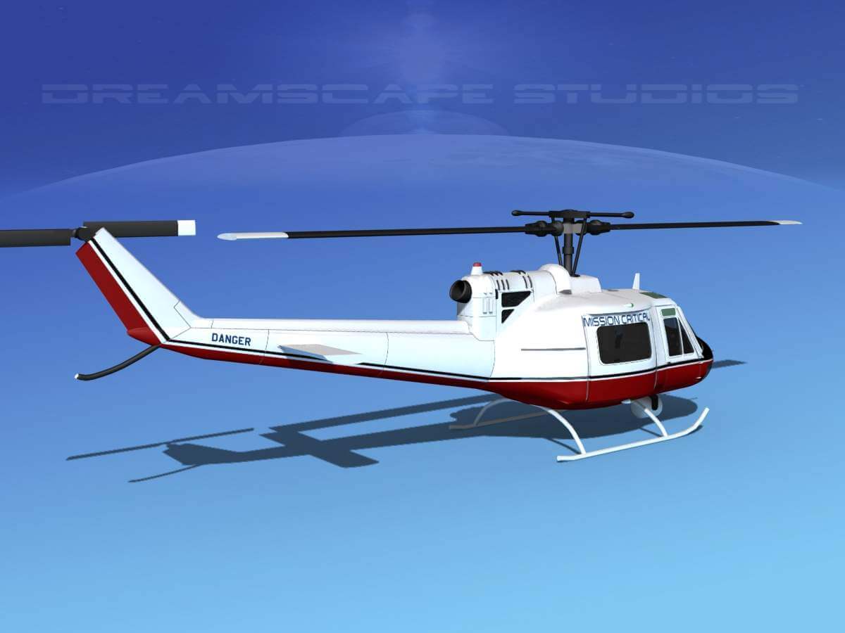 Bell 204 Mission Critical - 3D Model by Dreamscape Studios