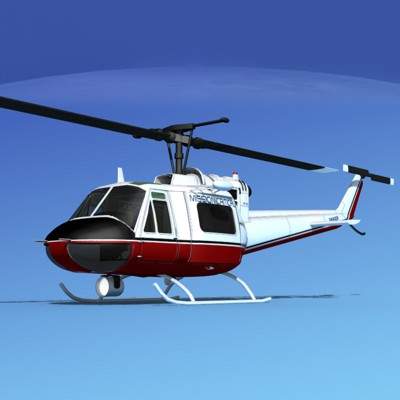 Bell 204 Mission Critical - 3D Model by Dreamscape Studios