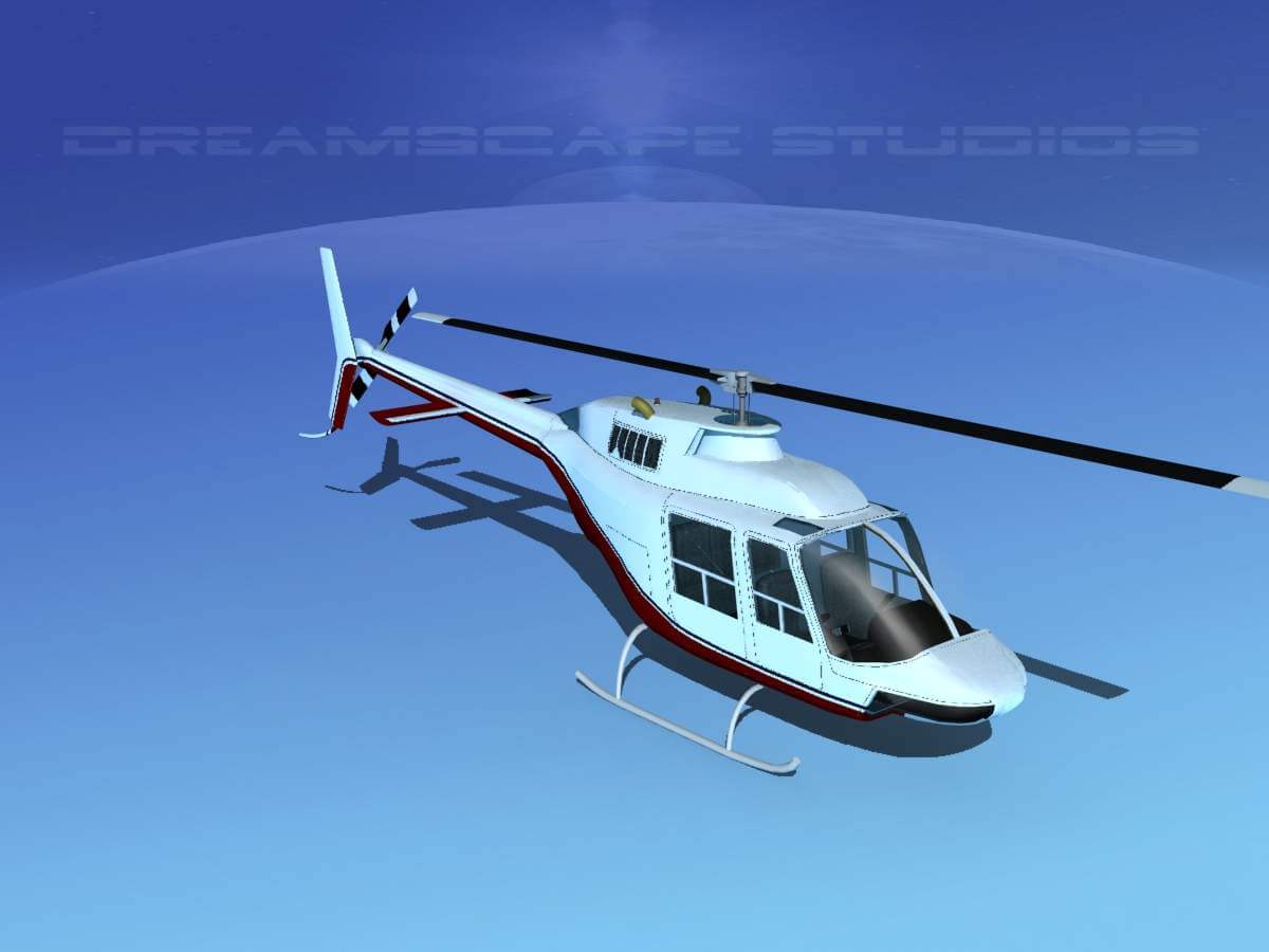 Bell 206 Jet Ranger V04 - 3D Model by Dreamscape Studios