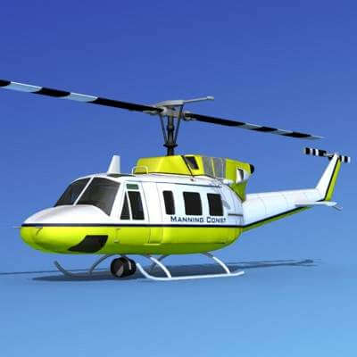 Bell 212 V32 Manning Construction - 3D Model by Dreamscape Studios